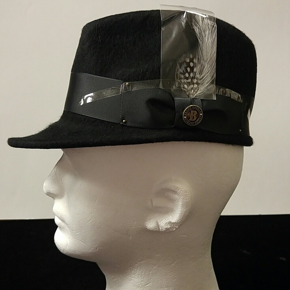 BRUNO CAPELO | Accessories | Mens Bruno Capelo Black Legionnaire Fedora ...